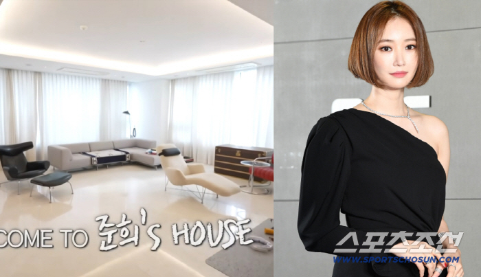 Ko Jun-hee, 10 billion Han River view house class... A bed and a body ...