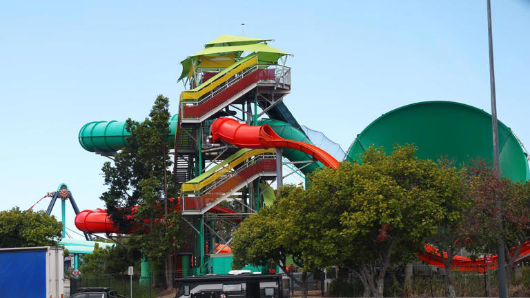 Man fights for life after theme park accident