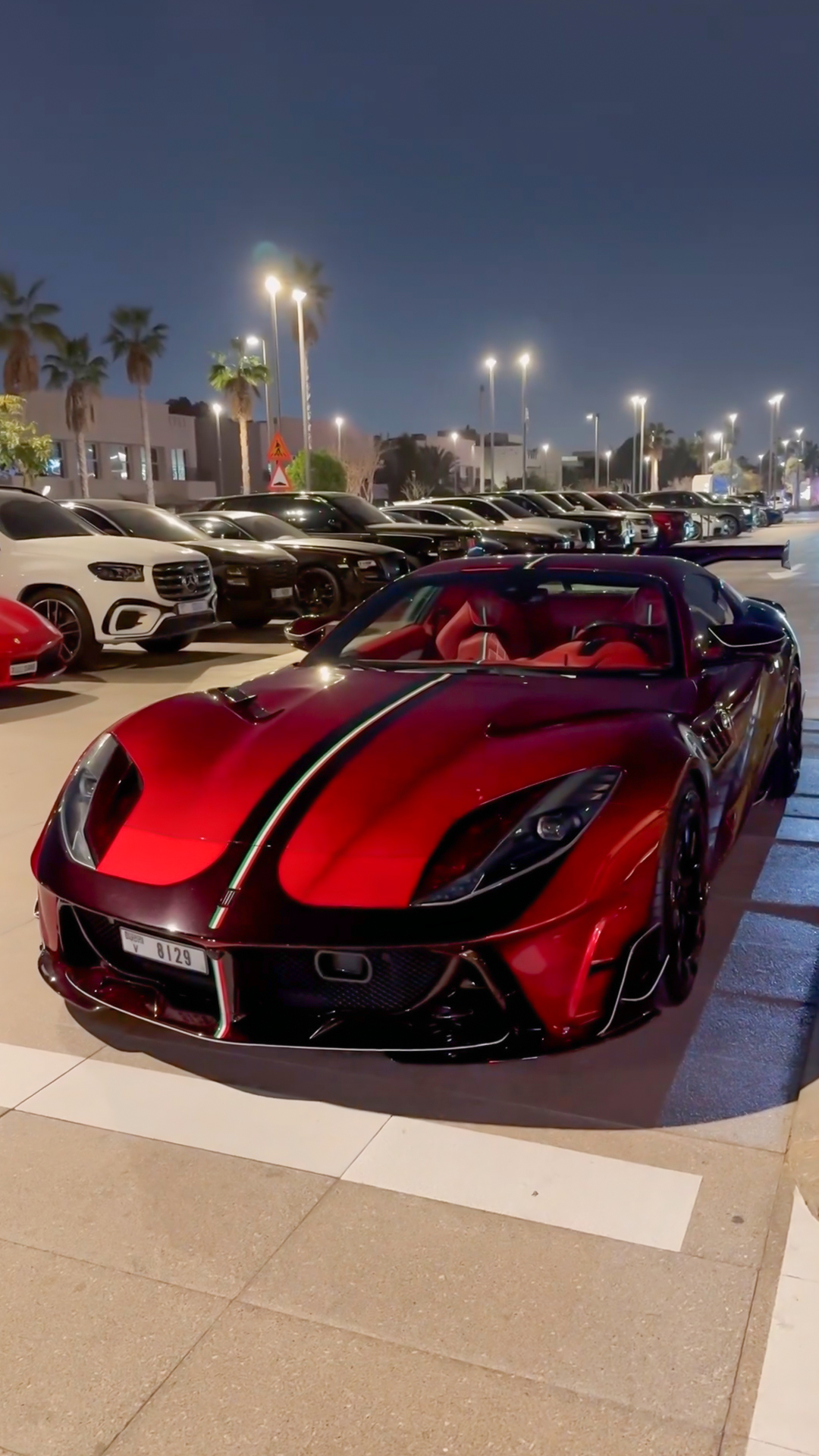 Unieke Ferrari van Mansory gespot in de nacht