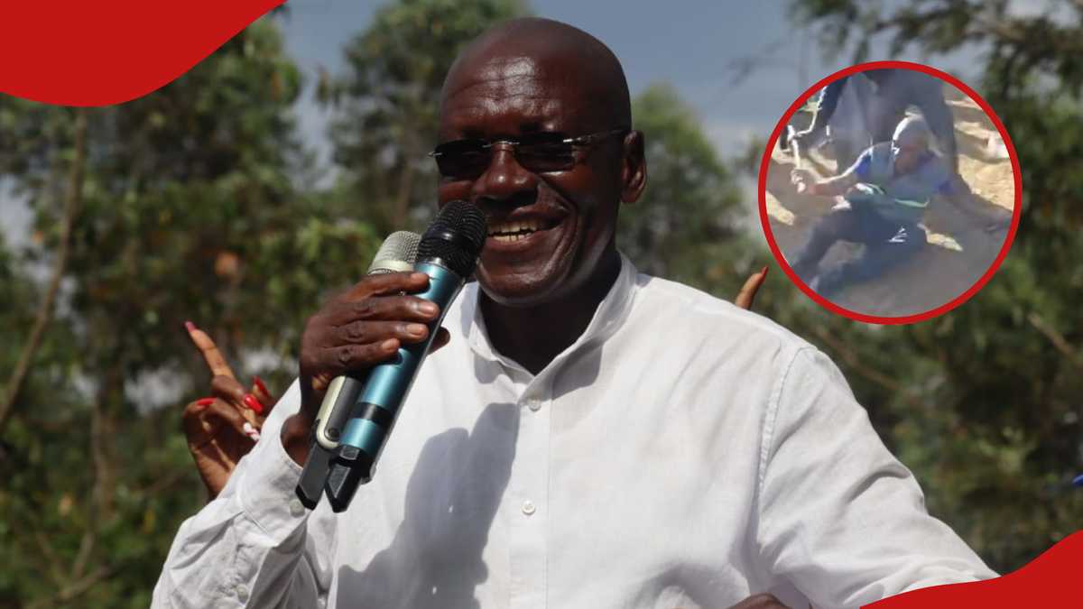 Boni Khalwale: Video shows moment senator fell down during bullfighting ...
