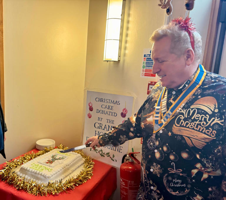 Rotary Christmas lunch brings bundles of festive cheer in Eastbourne
