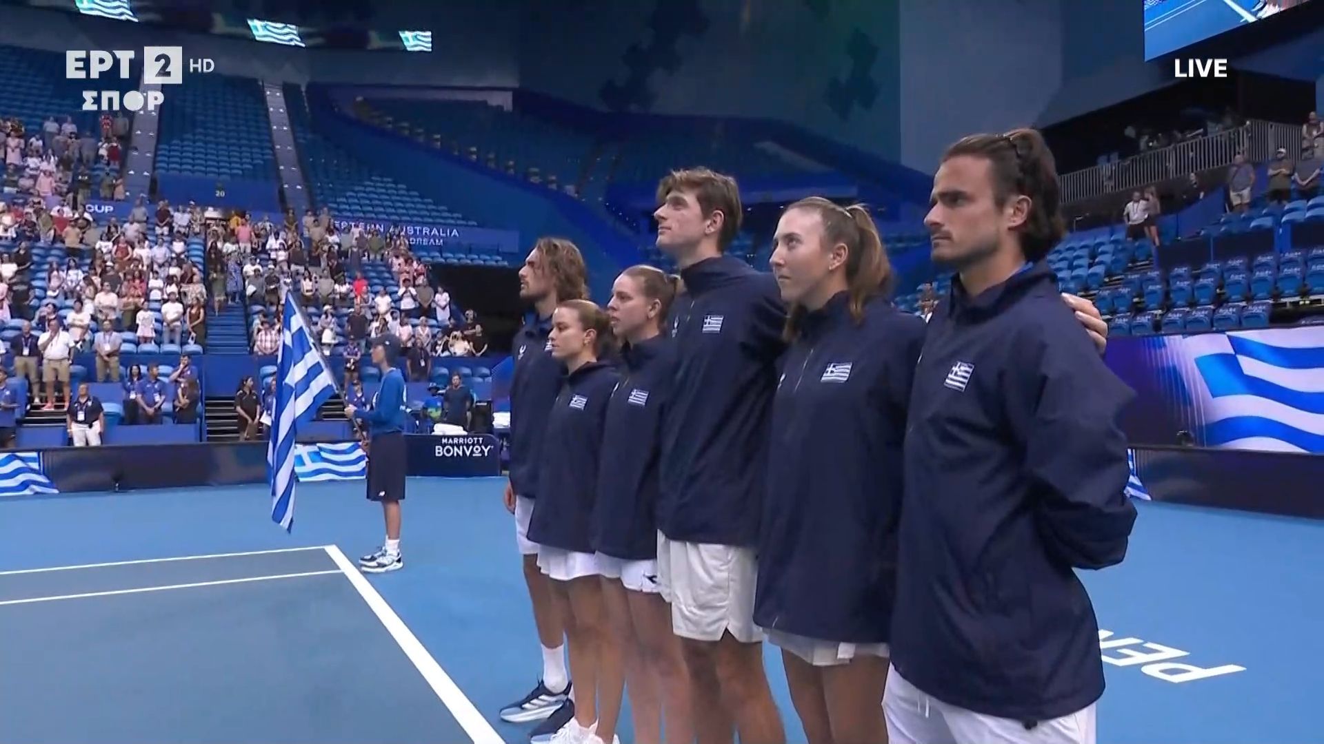 Η ανάκρουση του Εθνικού Ύμνου