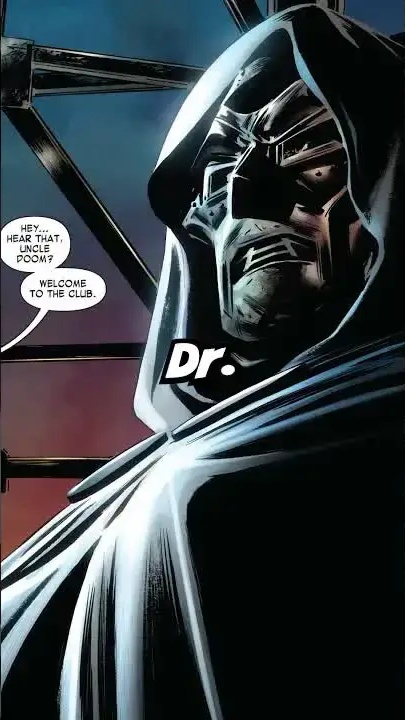 Dr. Doom insults the Thing and gets a death threat from the Invisible ...
