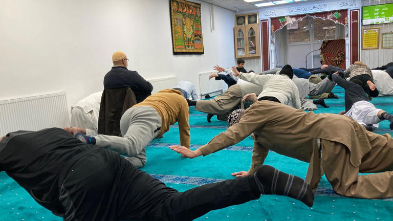 Mosque's 'shock' at viral pilates class video