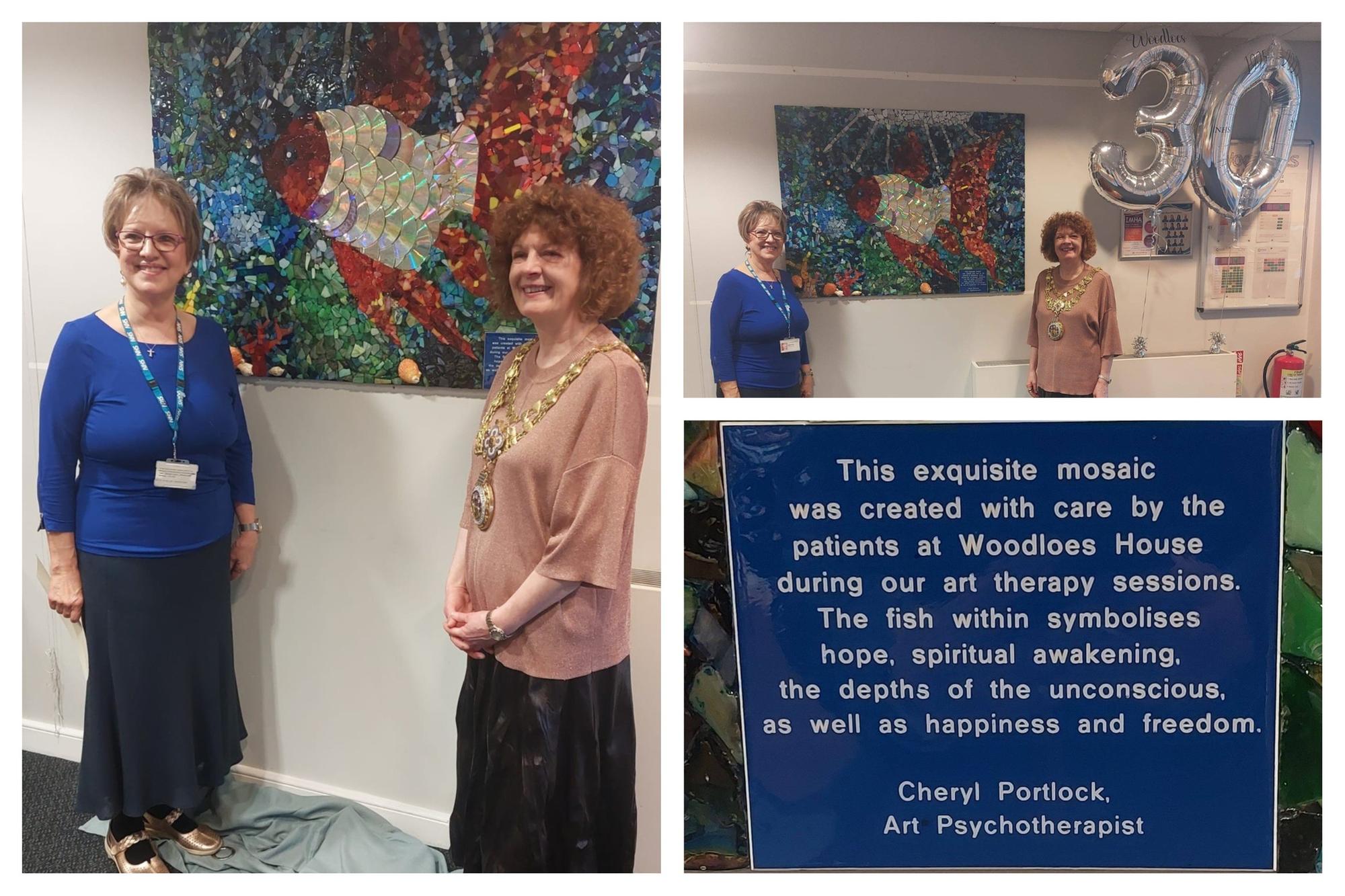 Warwick mosaic created by women in art therapy sessions reflects themes ...