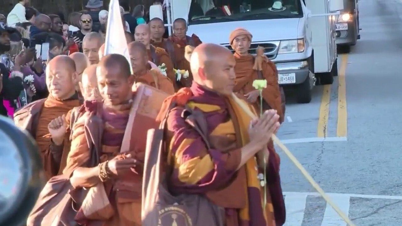 Buddhist monks expected in Monroe & Good Hope on Friday