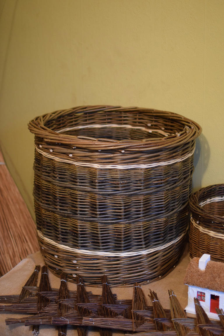 Irish basket weaver takes craft to Glastonbury and beyond