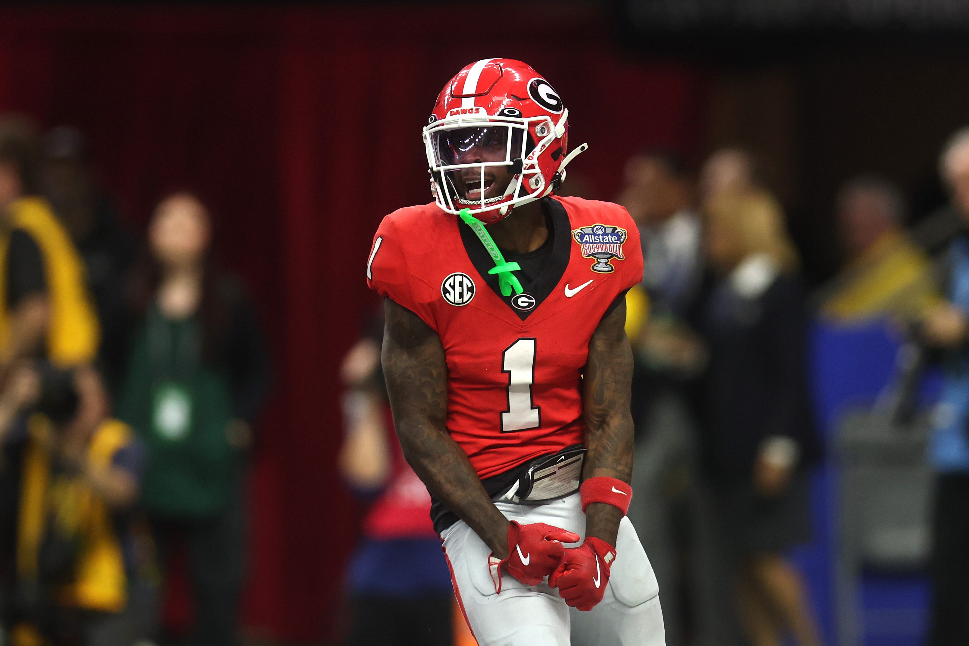 Georgia football star records 4.35 second 40-yard dash
