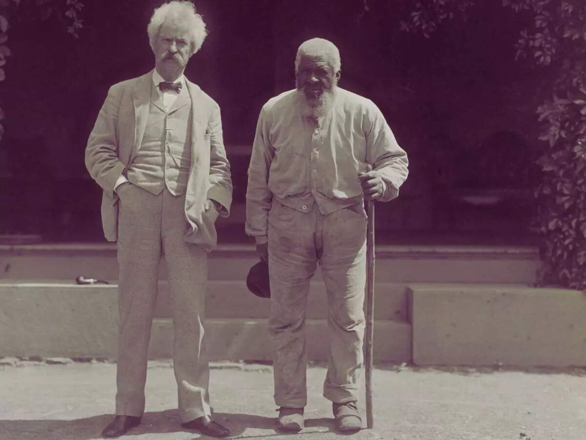 Quote of the day by Mark Twain: "A man can never be comfortable in life ...