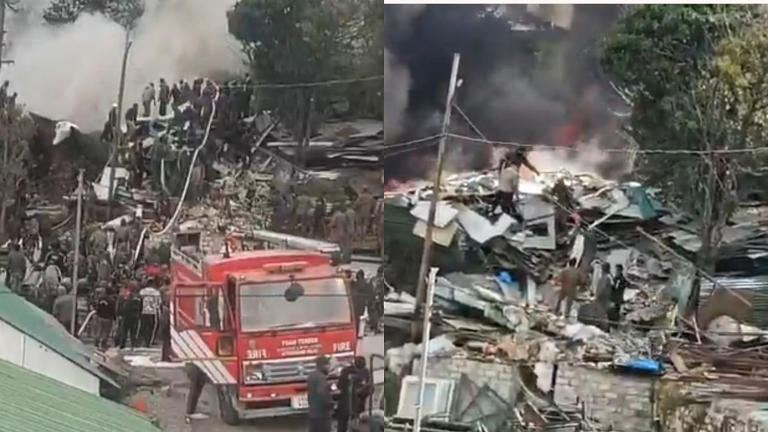 Uttarakhand: Massive fire erupts inside Army canteen store in ...
