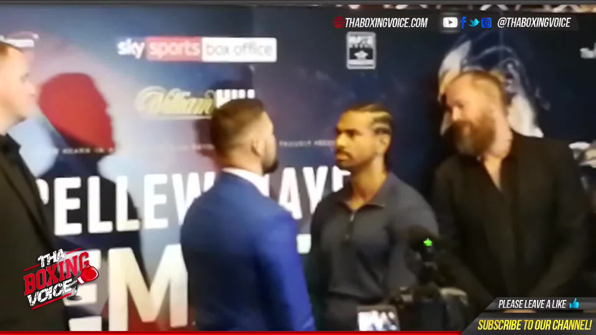 David Haye vs Tony Bellew 2 face off