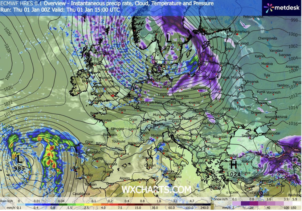 Britain braces for Scandinavian storm bringing sub-zero temperatures ...