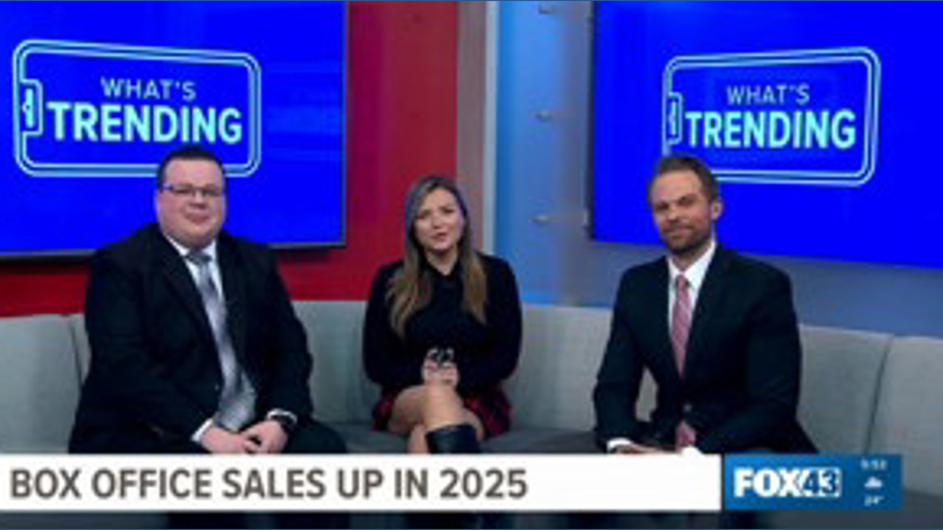 Box office revenue was up in 2025