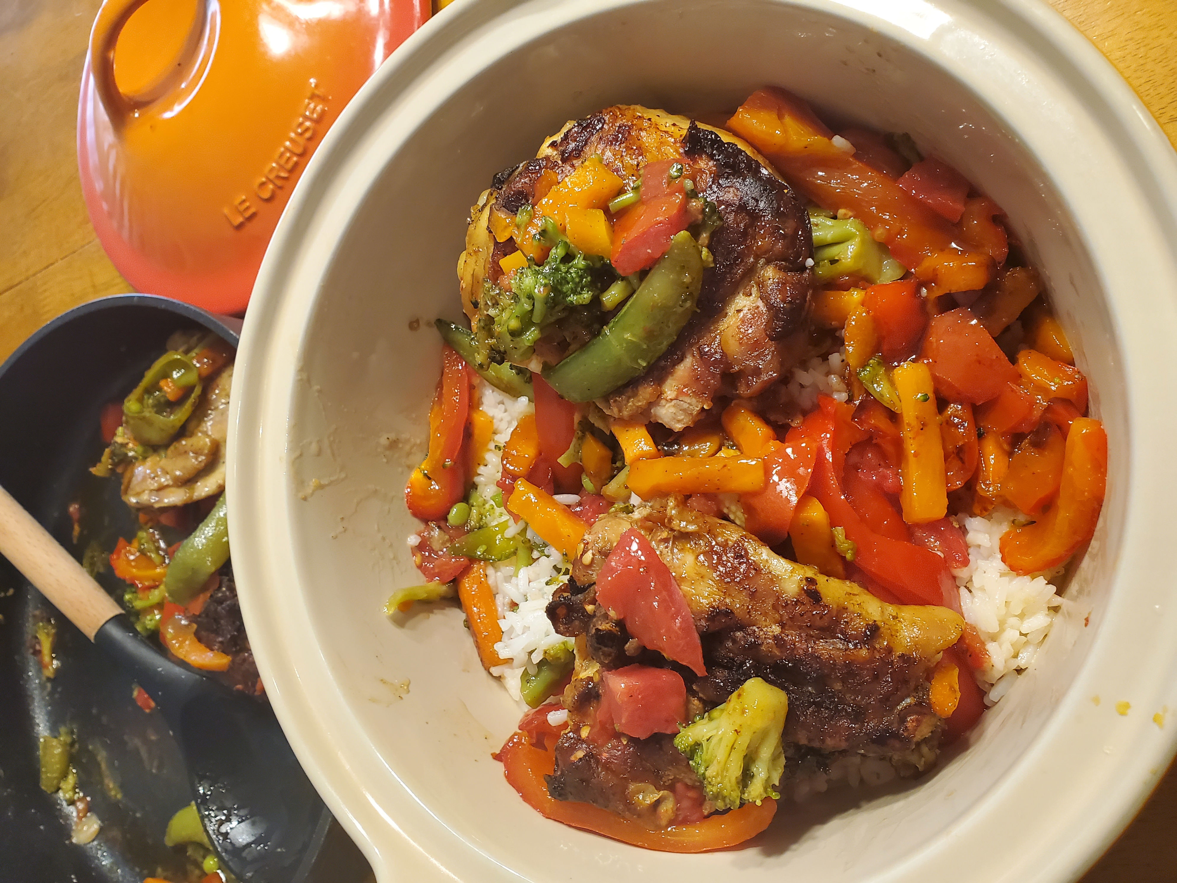 Made from scratch chicken and rice casserole