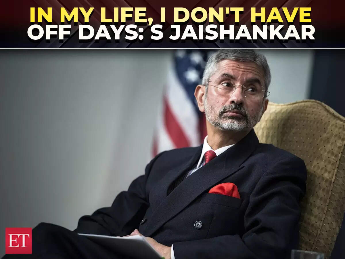 No off days: Jaishankar says my wife may contradict his take on work ...