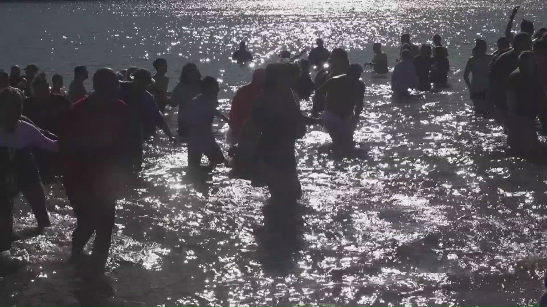 New Year's Day suicide prevention plunge in Florence