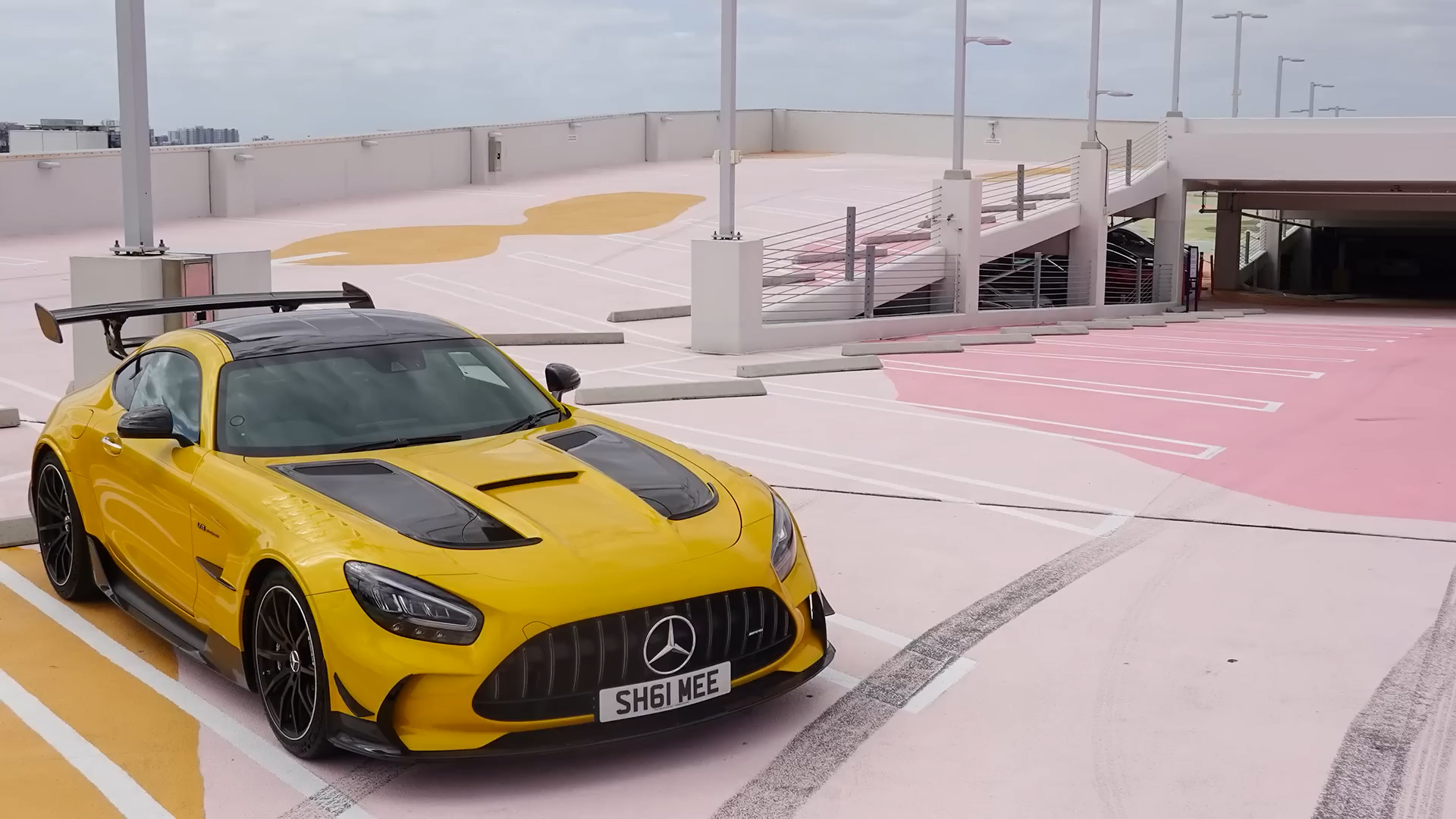 AMG GT Black Series on real road trip