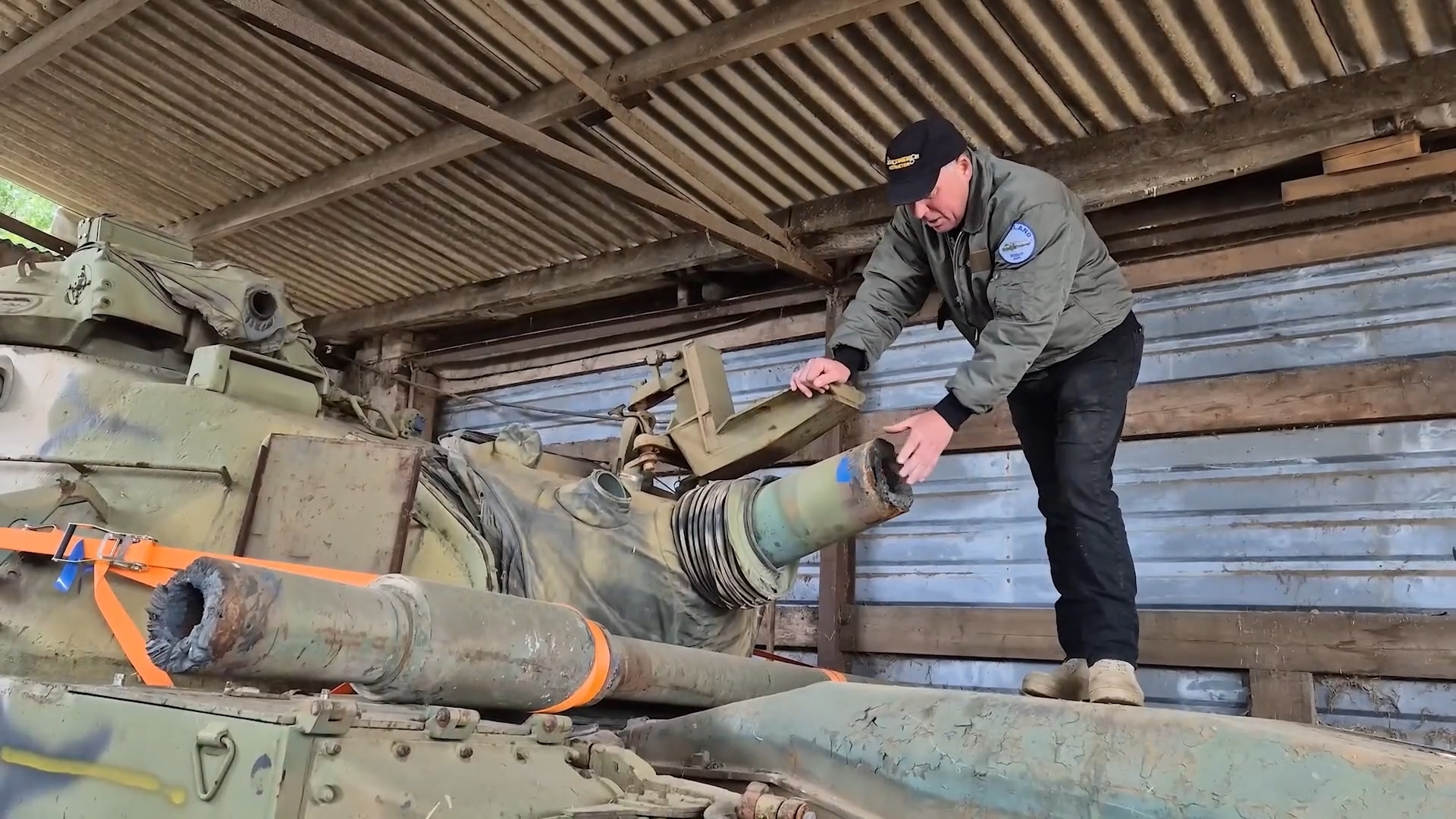 Why was the tank barrel cut off before we got it?