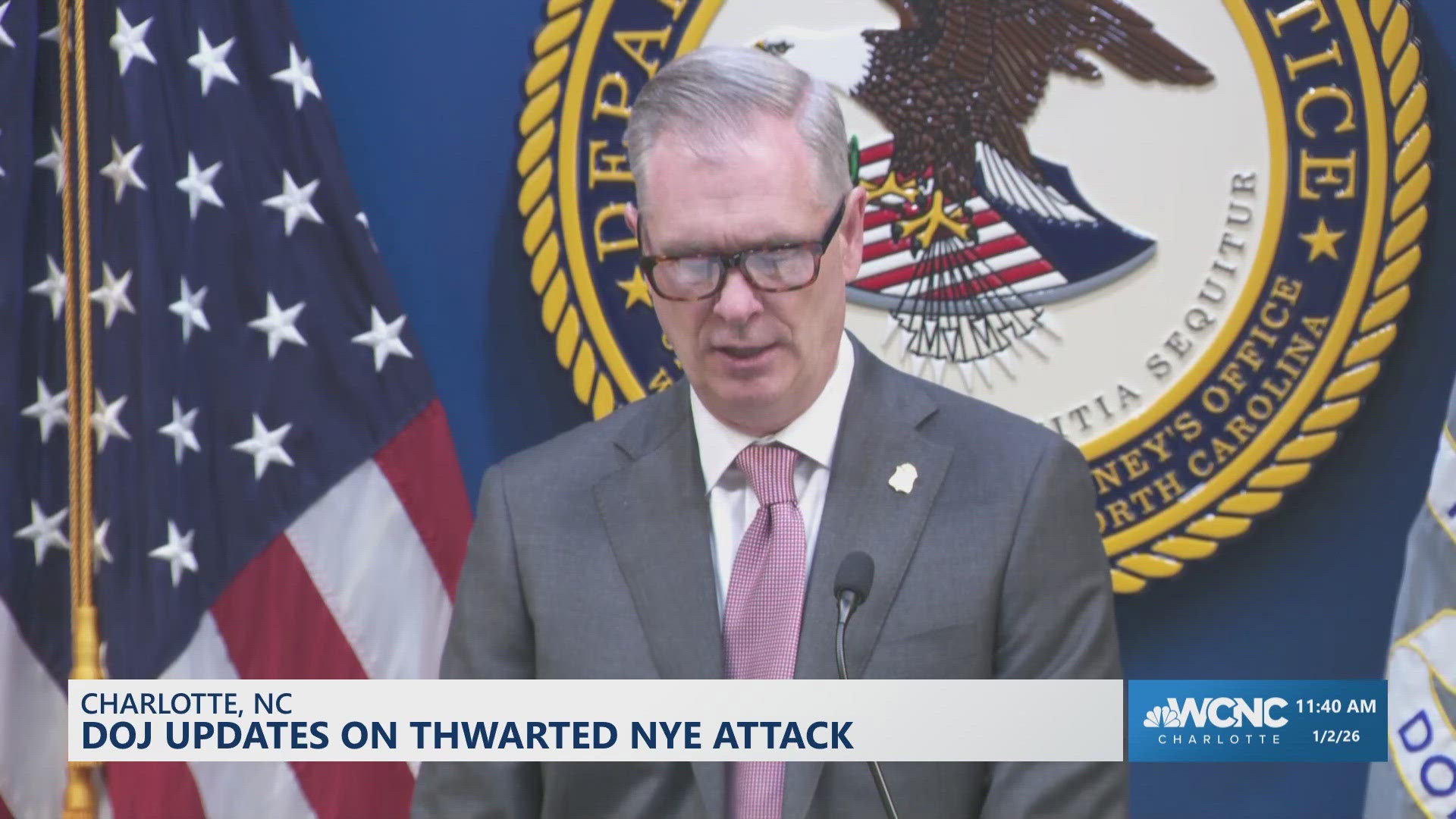 'We could be announcing a national tragedy' DOJ updates on stopped NYE ...