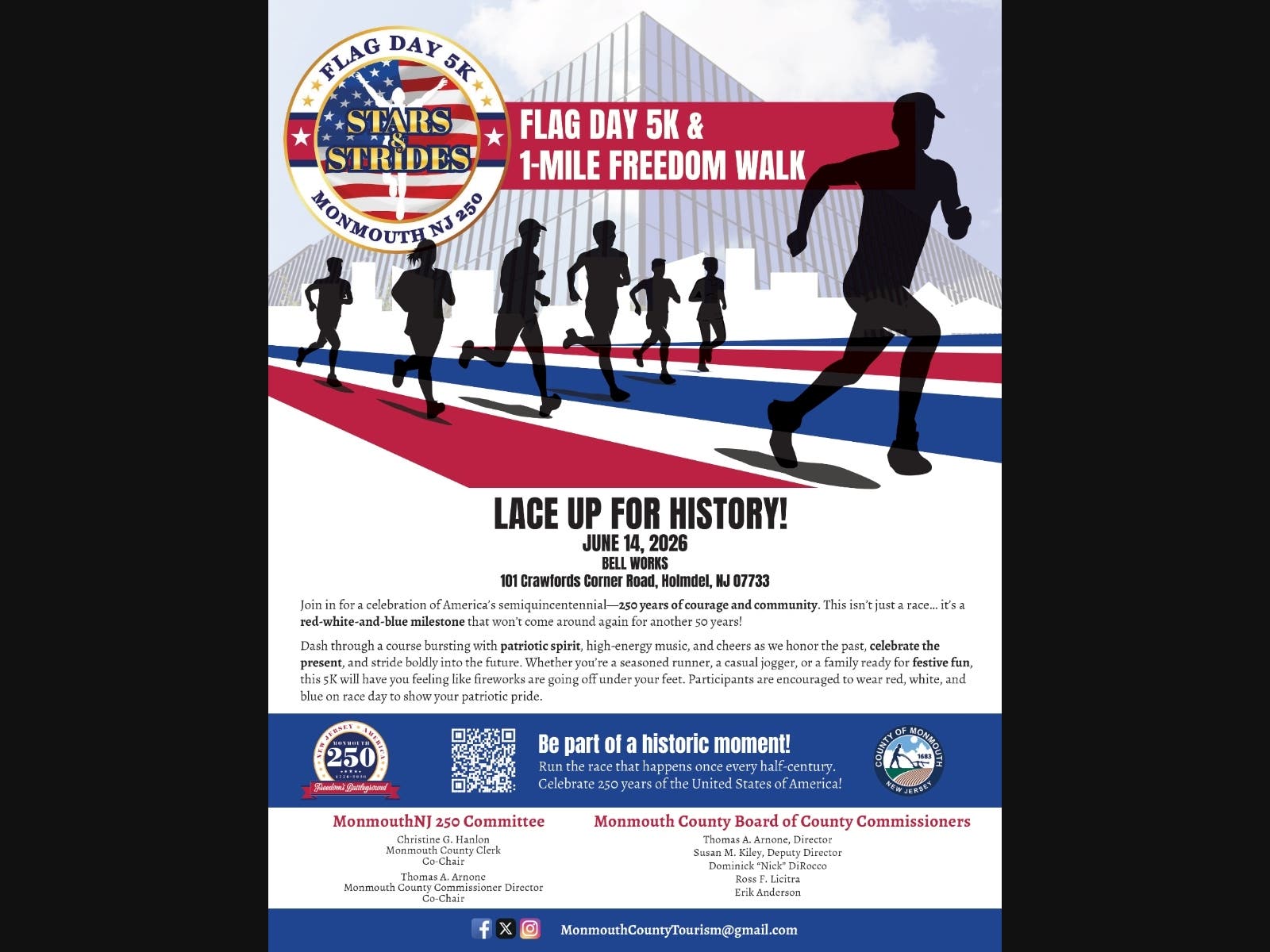 5K run, 1-mile freedom walk June 14 at Bell Works, to benefit Monmouth ...