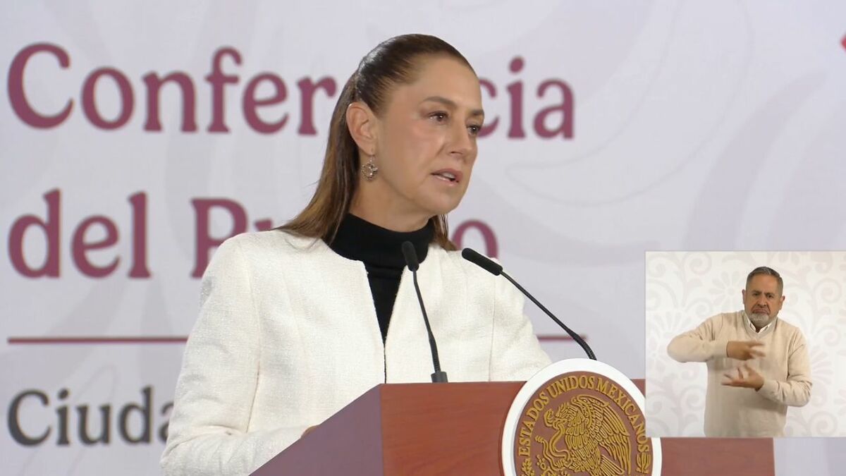 Sismo interrumpe la Mañanera; Sheinbaum informa que no hay daños graves