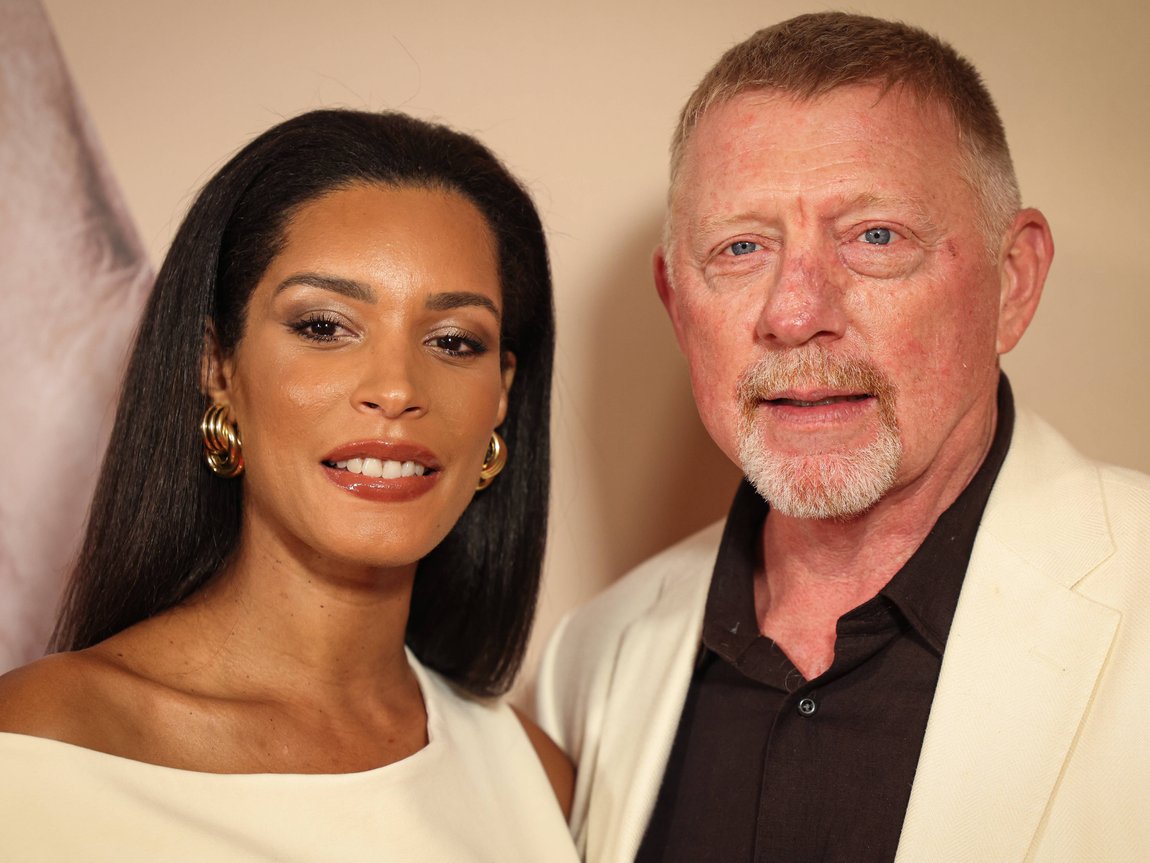 Boris Becker wiegt Kinderwagen rhythmisch zu Silvester in Dubai
