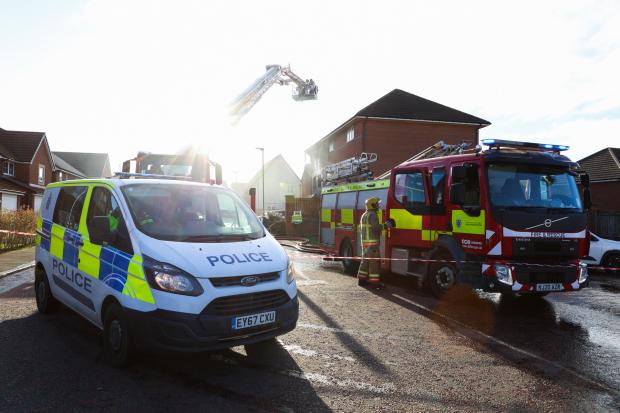Four in hospital after police and fire crews called to County Durham ...