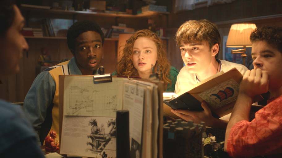 Which parts of Stranger Things season 5's final scene were real?