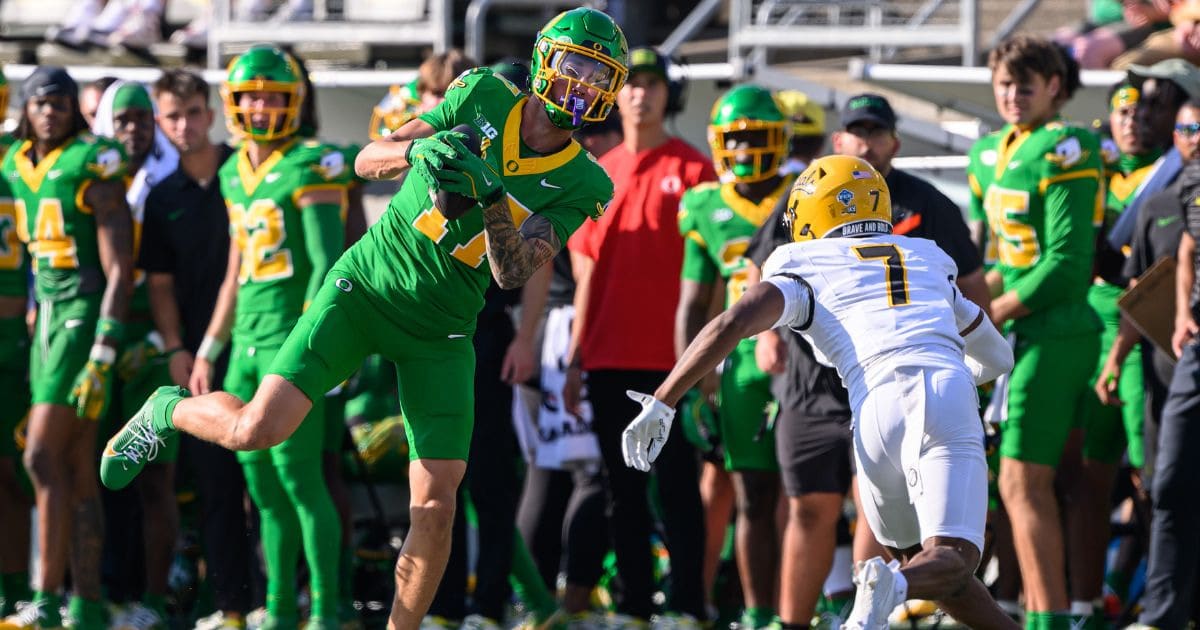 Oregon WR Kyler Kasper enters the transfer portal