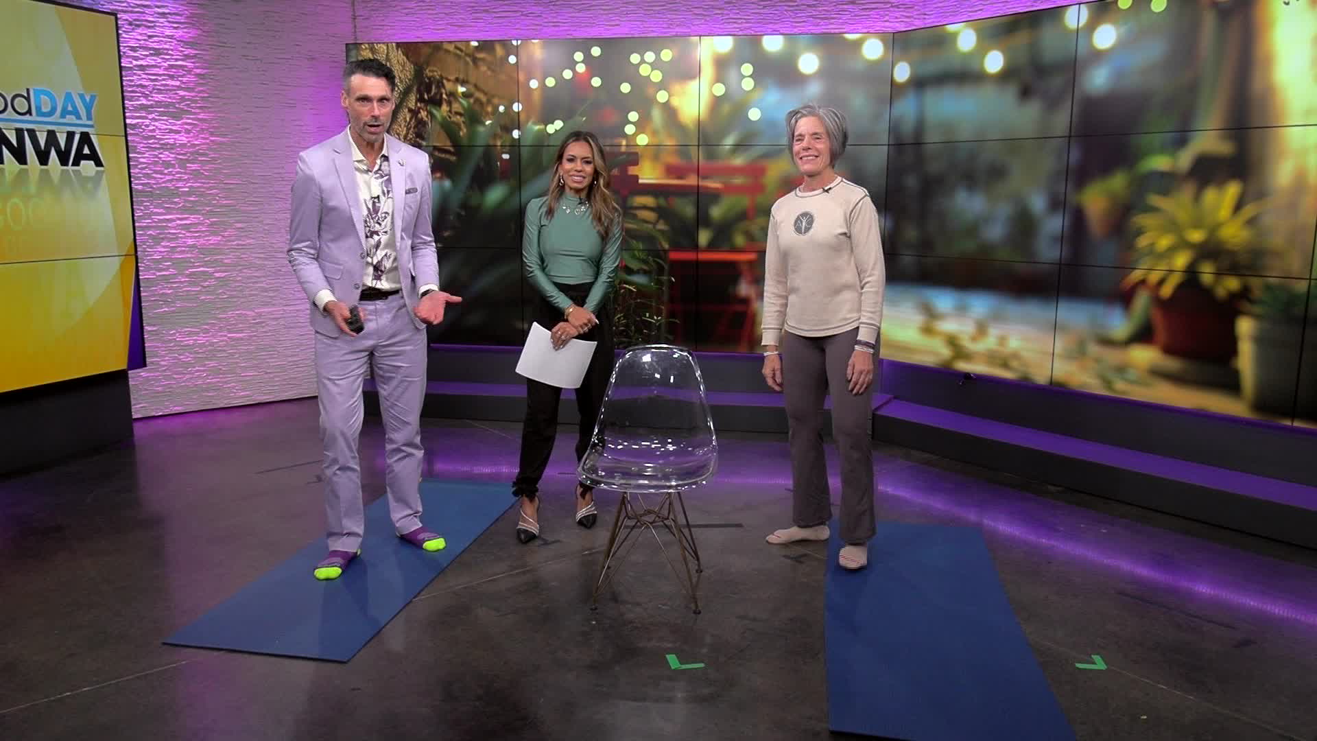 Stretch into the new year with yoga instructor Jen Sweeney