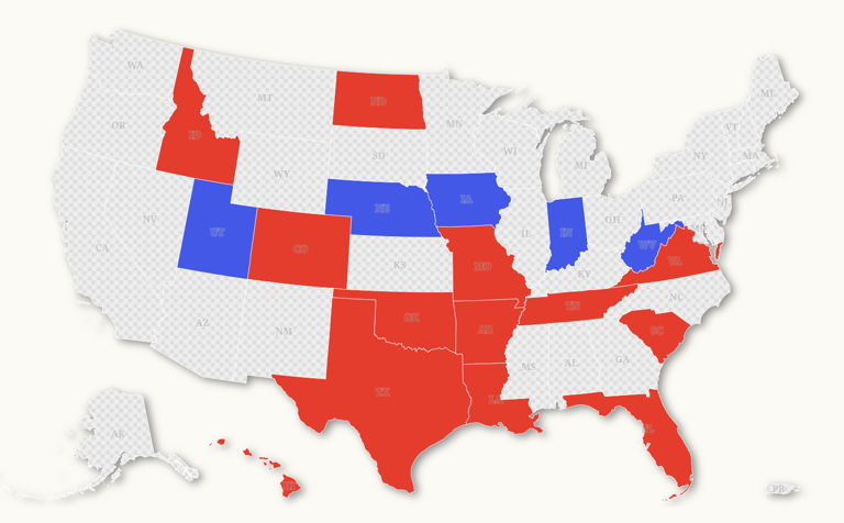 Map shows states with SNAP restrictions starting this week