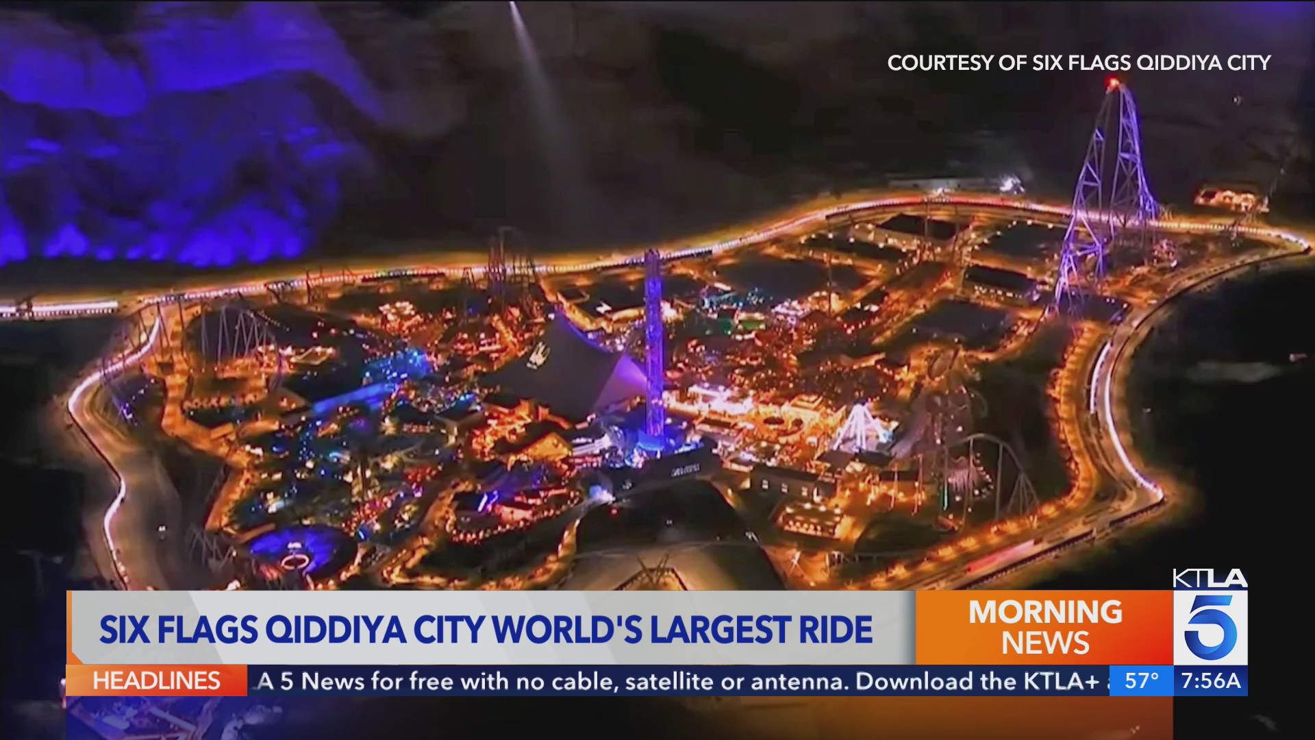 Six Flags Qiddiya City unveils world's largest roller coaster