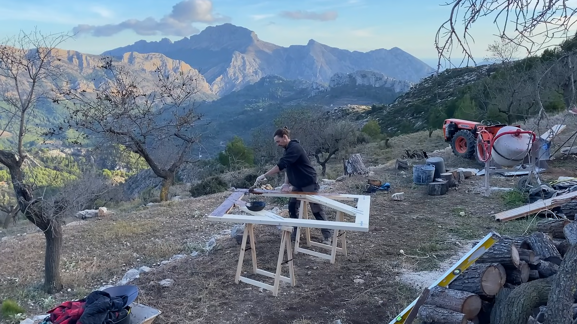 Discover how we built a polytunnel in the mountains