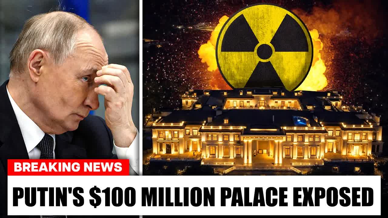 Russia's nuclear crisis erupts as Putin's $100 million new palace exposed