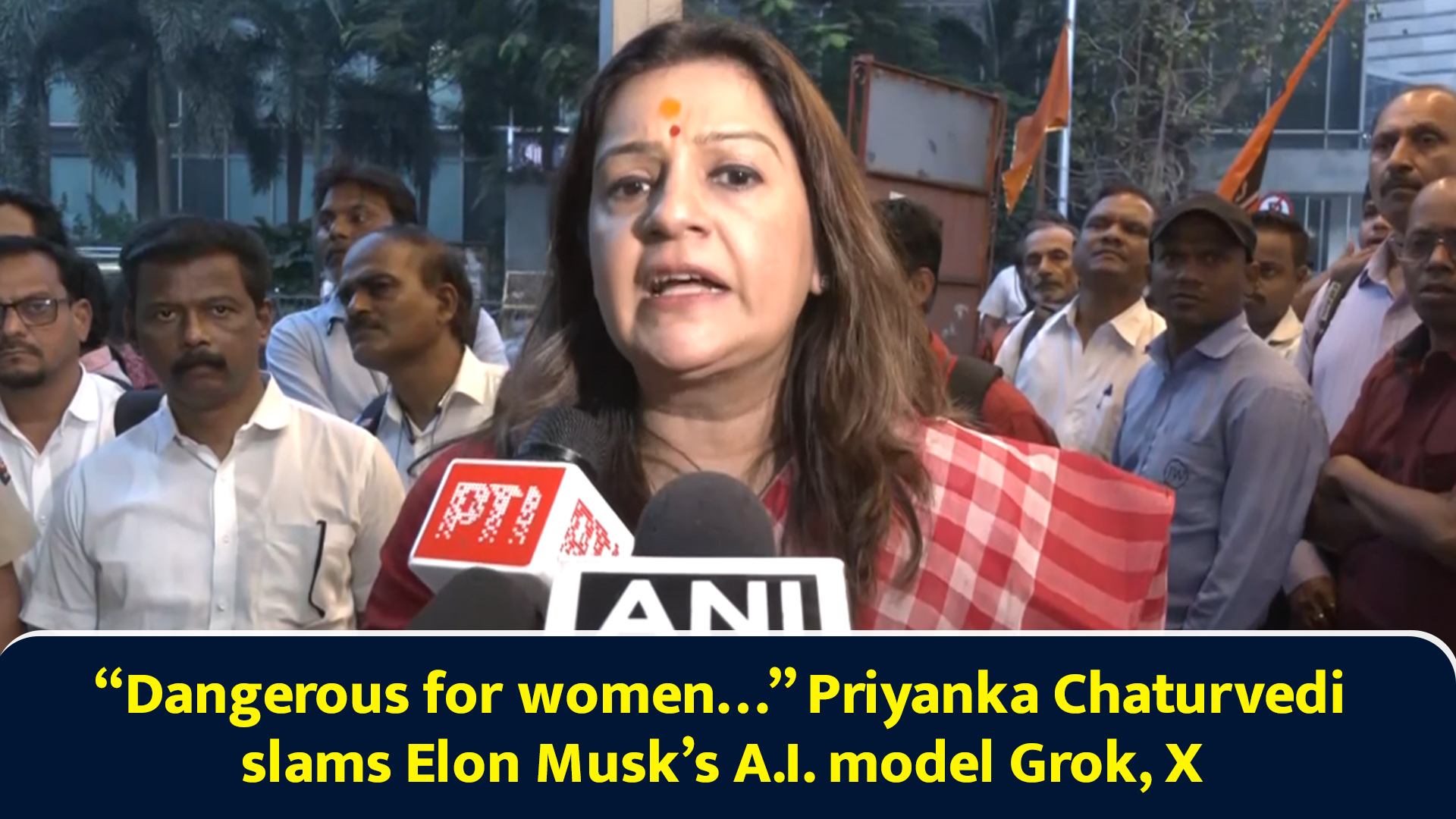 Dangerous for women… Priyanka Chaturvedi slams Elon Musk’s AI model Grok, X