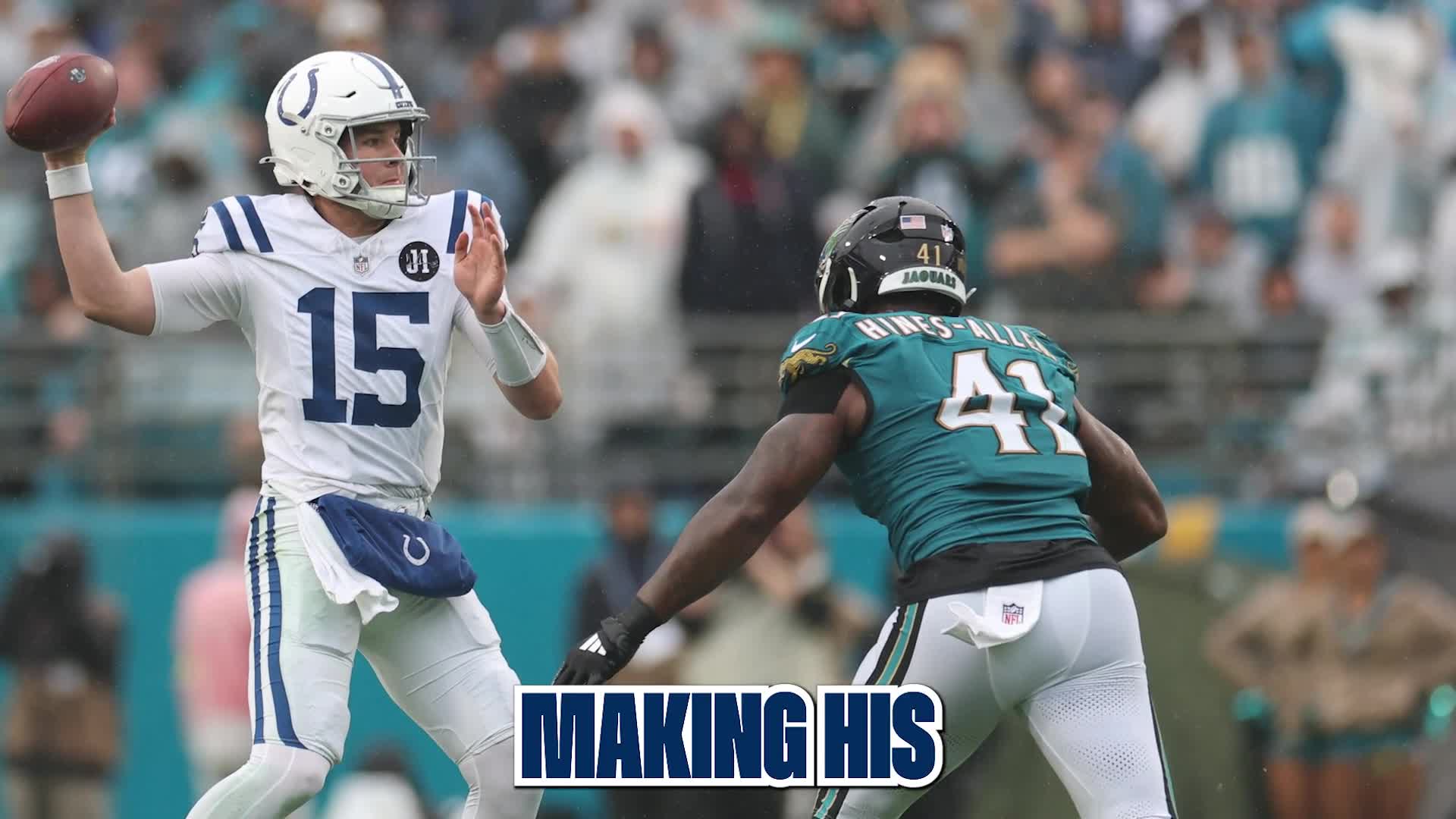 Riley Leonard thrown into the fire