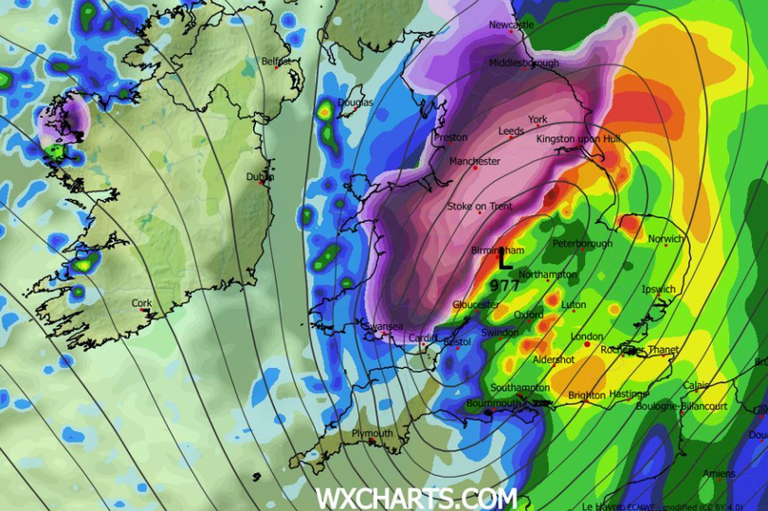 Birmingham set for winter deluge with '18.3mm of rain' and snow to ...