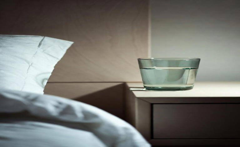 What really happens to the water you leave on your nightstand