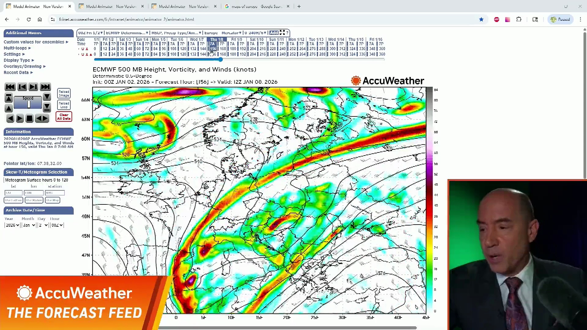 Cold and snow in Europe