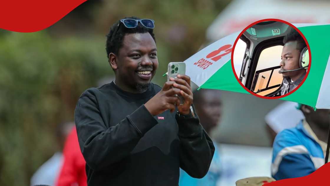 George Ruto: Video of first son flying a helicopter excites netizens