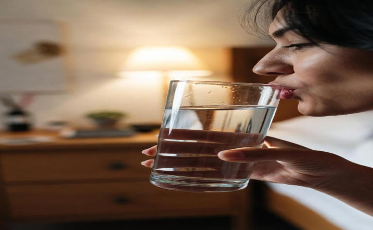 What really happens to the water you leave on your nightstand