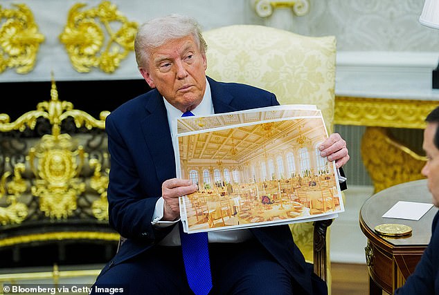 Trump stops at Florida marble store to shop for his ballroom