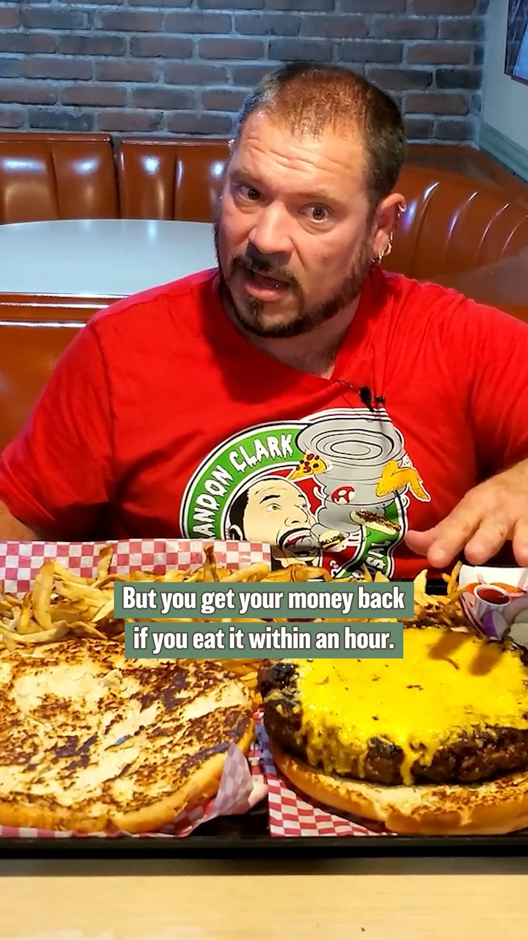 Giant burger challenge: Can I finish in time?