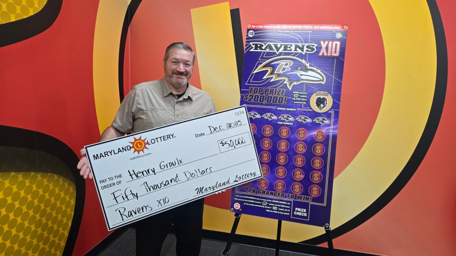 Washington County man wins $50K in Maryland Lottery scratch-off
