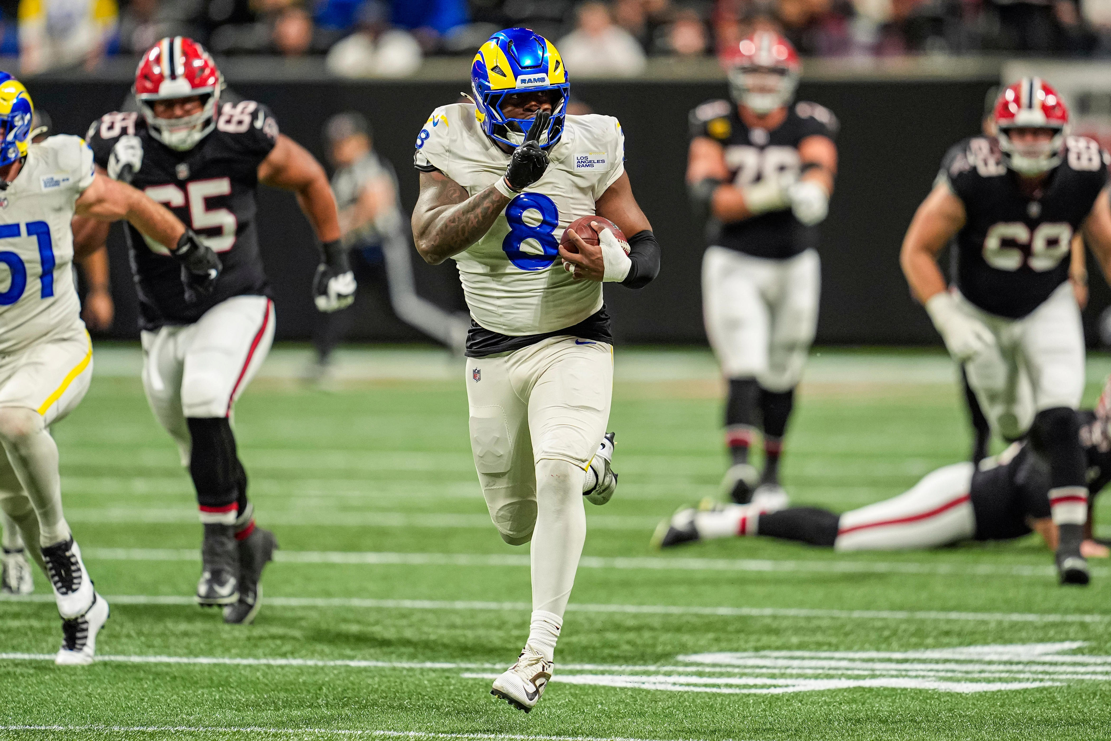 Rams two-time Pro Bowler fined for iconic celebration vs. Falcons