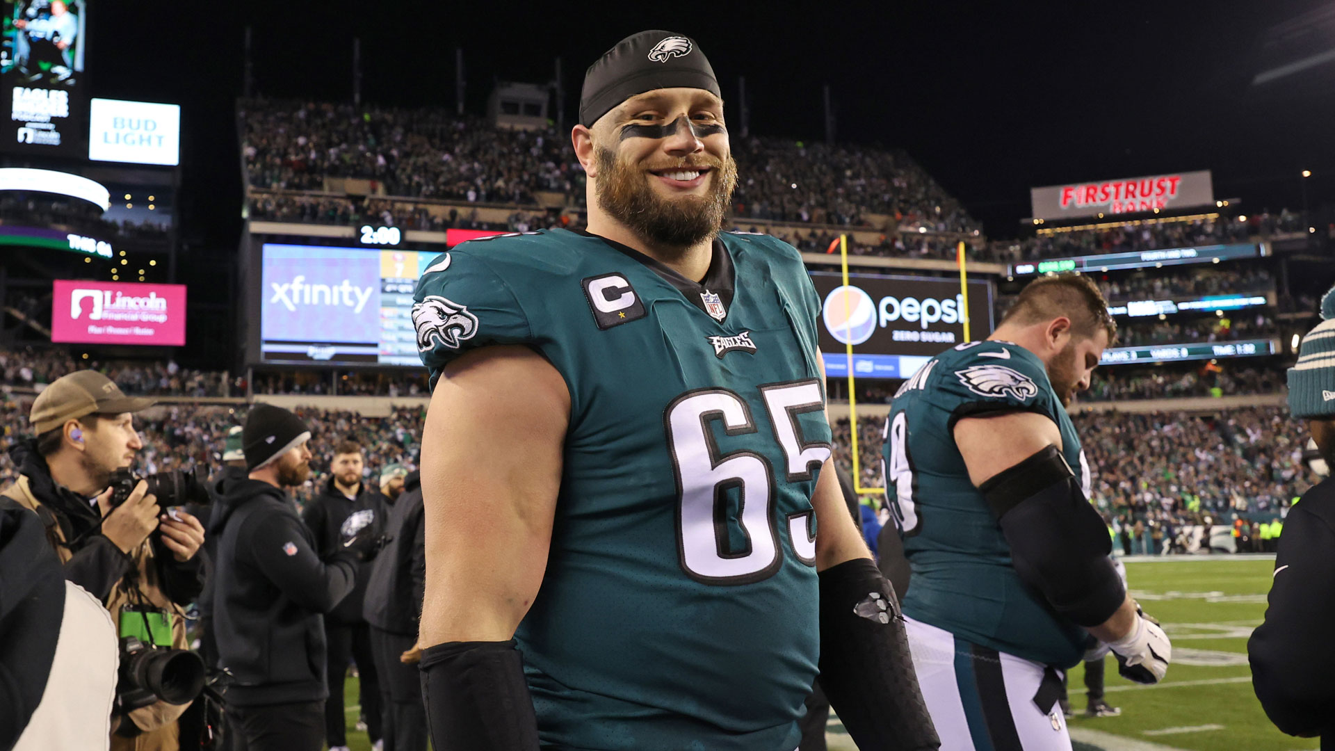 Eagles injury update: Lane Johnson makes appearance at practice