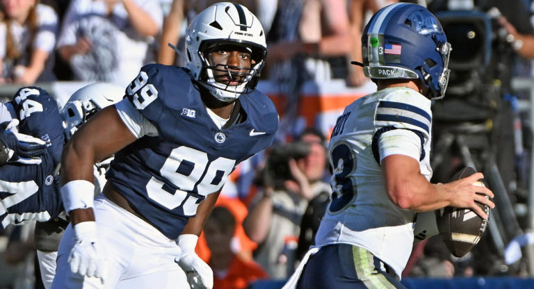 Penn State defensive end Yvan Kemajou set to return to Penn State in 2026