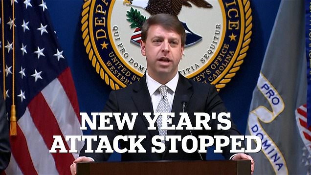 Authorities say they thwarted ISIS-inspired NYE attack near Charlotte
