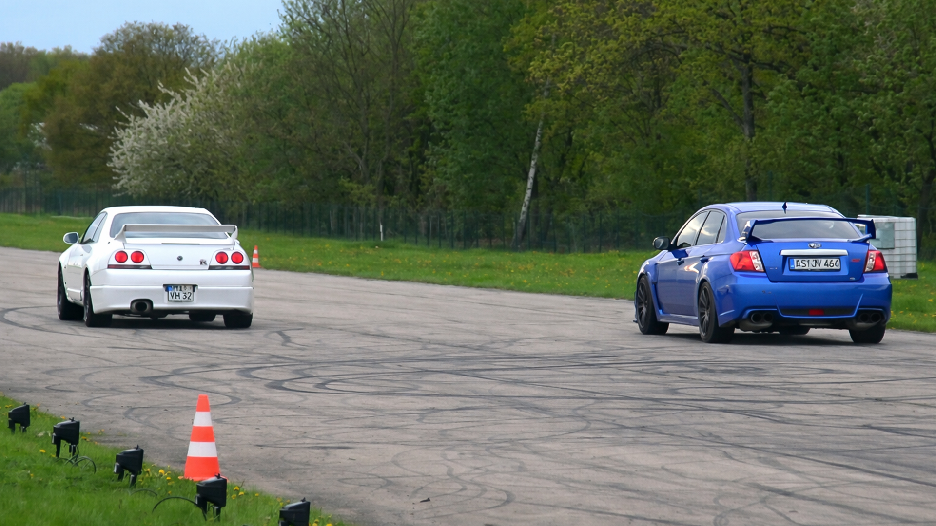 How close is the race between Subaru and Nissan?