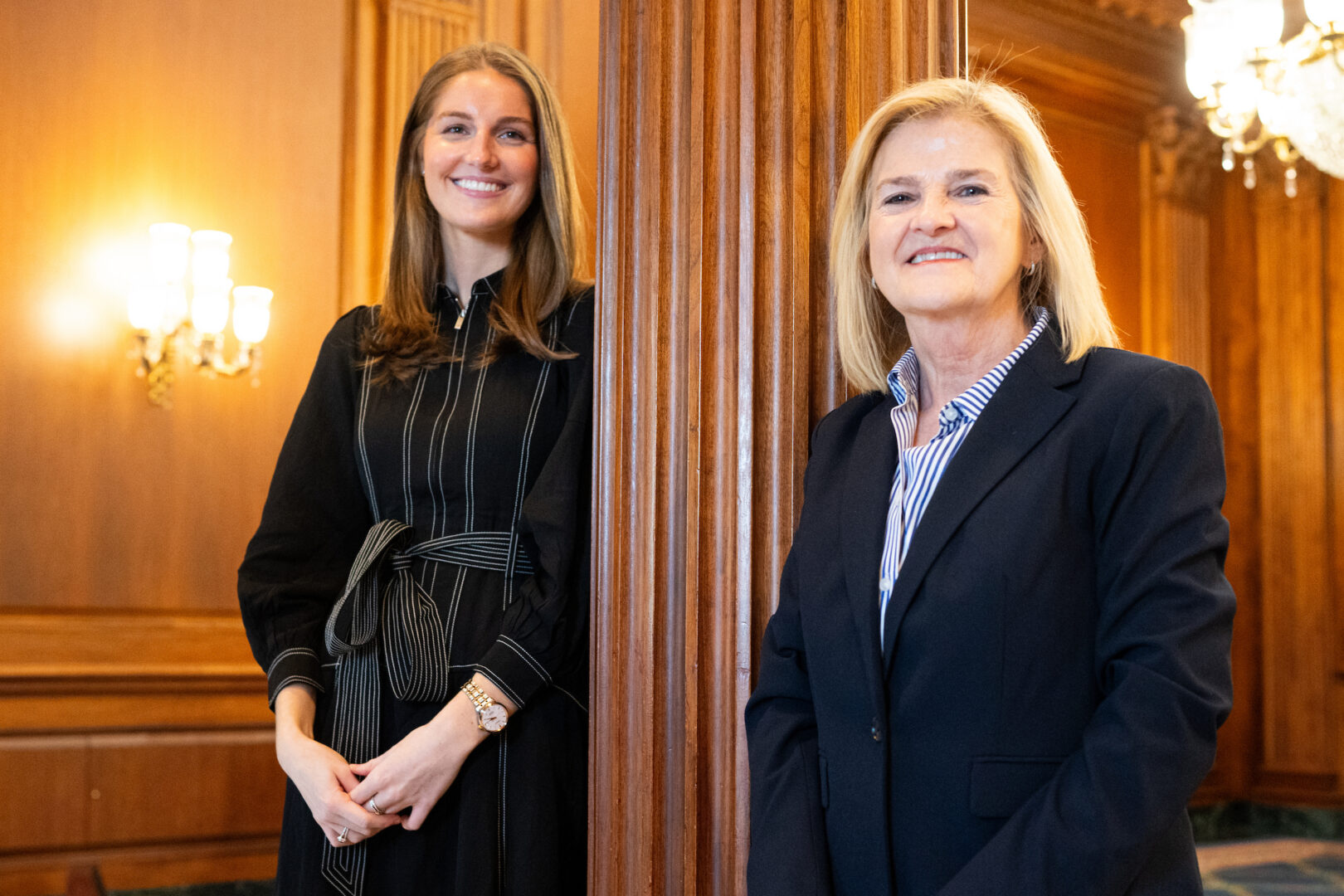 For the first time, both House cloakrooms are helmed by women
